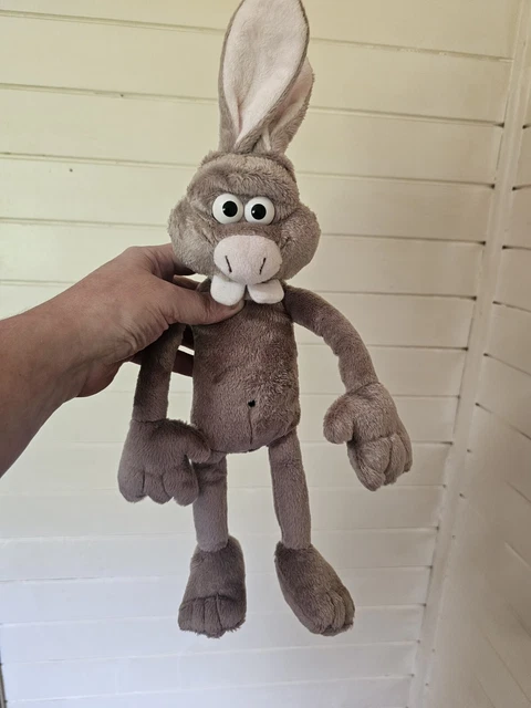 WALLACE & GROMIT Curse of the Were Rabbit Plush Grey Soft Toy Rare 41cm ...