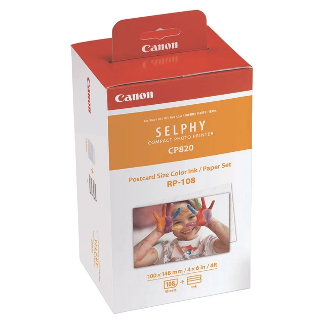 CANON RP-108IP COLOUR High Capacity Ink/Paper Set 8568B001AA £41.15 ...