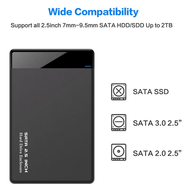 PORTABLE SATA TO USB Box Hard Drive Data Securely Is Convenient To ...