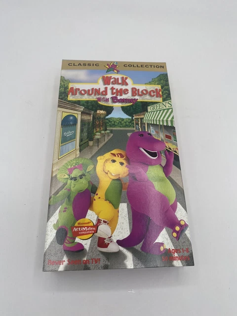 BARNEY - WALK Around the Block with Barney (VHS, 1999) £6.69 - PicClick UK