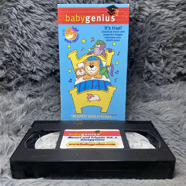 BABY GENIUS - Mozart and Friends Sleepytime VHS Tape 1999 Music Kids ...