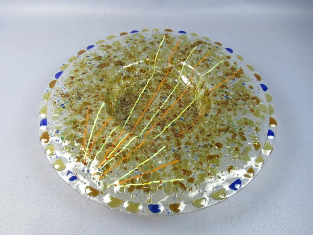 CENTROTAVOLA VETRO ARTISTICO fusione Murano Venturi Anna vintage made ...