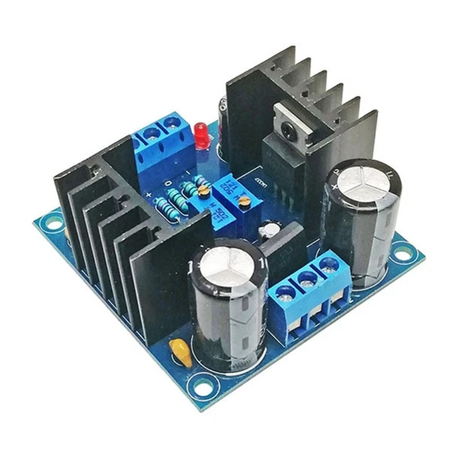 ADJUSTABLE DOUBLE POWER Supply Board 1.2V to 37V Output with Rectifier ...