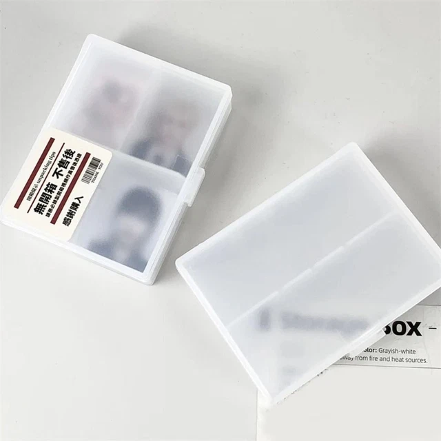 MINI CERTIFICATE PHOTO Storage Case 6 Grid Classification Collect Box ...