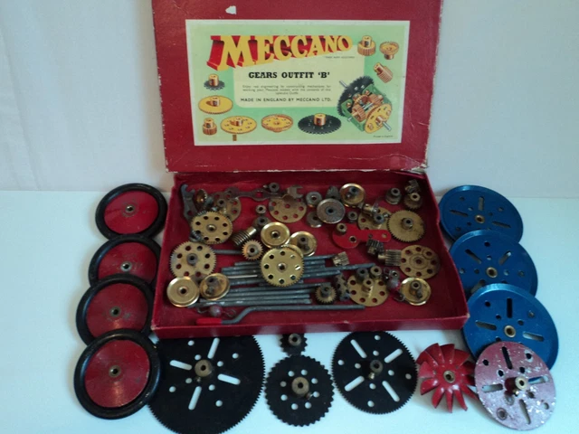 VINTAGE MECCANO GEARS, Cogs, Sprockets, Pulleys, Wheels, etc. 1960s ...
