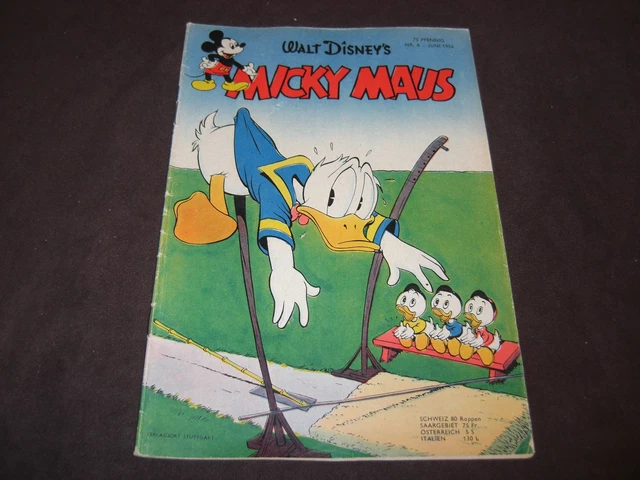 MICKY MAUS 6 von 1954, Ehapa, Carl Barks, ORIGINAL! EUR 22,41 - PicClick DE