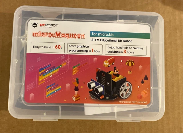 NEW DFROBOT MICRO Bit Maqueen Wheeled chassis Stem Robot Kit DF-ROB0148 ...