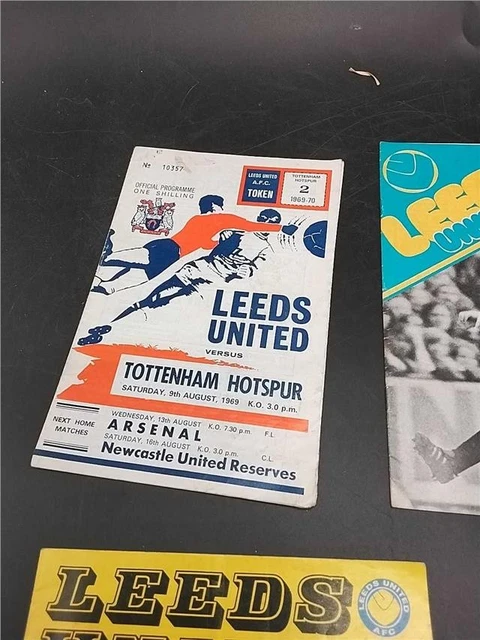 LEEDS UNITED VINTAGE programmes 1969 to 1978 £5.00 - PicClick UK