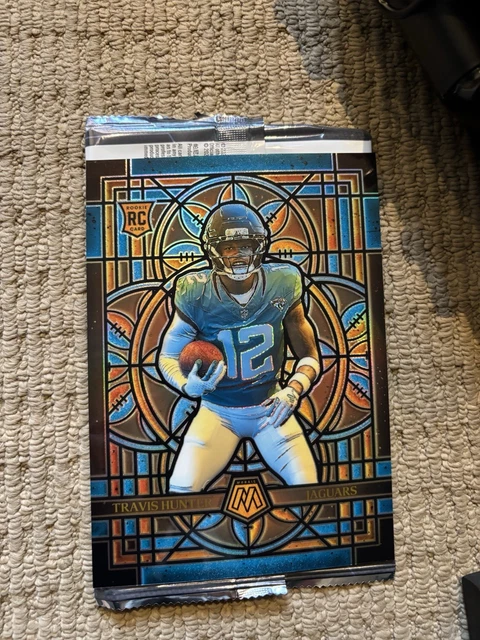 2025 PANINI MOSAIC Stained Glass Travis Hunter RC Oversized Jumbo SP ...