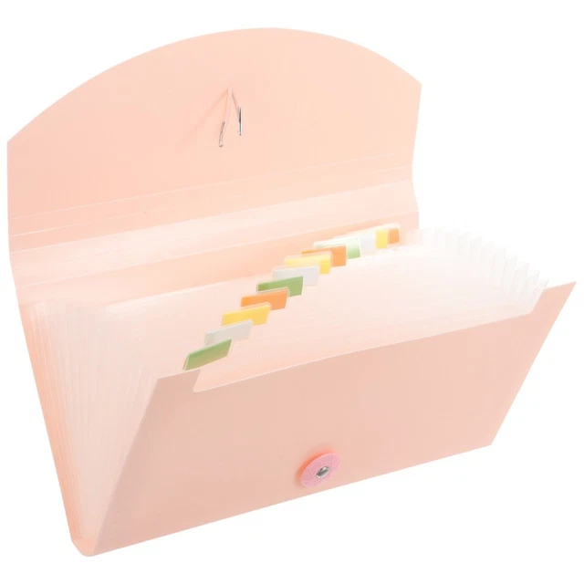 ACCORDION FOLDER DOCUMENT Organizer Receipt Wallet Bills File for ...