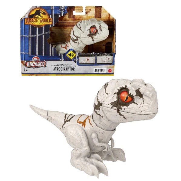 MATTEL JURASSIC WORLD Rampage! Baby Atrociraptor (Ghost) JW Baby ...