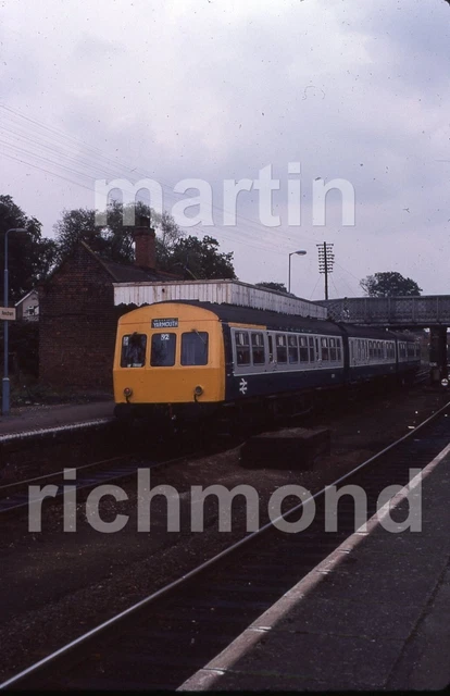 REEDHAM STATION CLASS 101 DMU 11.10.80 Kodachrome 35mm Slide RN344 £2. ...