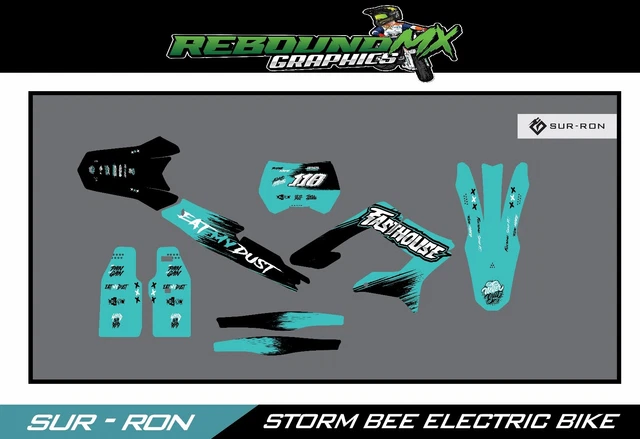 SUR-RON GRAPHICS KIT for Sur-Ron Light Bee X Surron Wrap Sticker ...