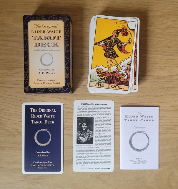 THE ORIGINAL RIDER Waite Tarot Deck Of 78 Cards £2.99 - PicClick UK