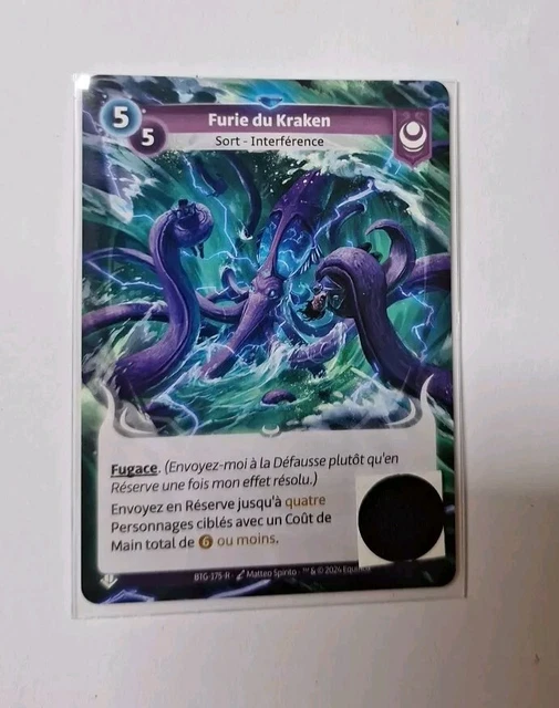 CARTE ALTERED TCG Furie Du Kraken BTG-175-R YZMIR EUR 1,00 - PicClick FR