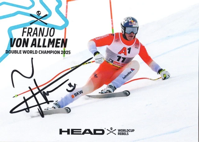 FRANJO VON ALLMEN: Olympiasieger+Weltmeister Ski Alpin SUI EUR 22,00 ...