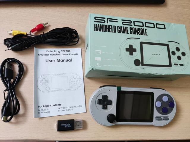 CONSOLE PORTABLE NEUVE Data Frog SF 2000 Retrogaming EUR 39,99 ...