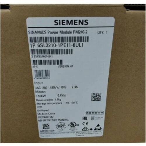 NEUF ! MODULE d'alimentation Siemens 6SL3210-1PE11-8UL1 6SL3 210-1PE11 ...