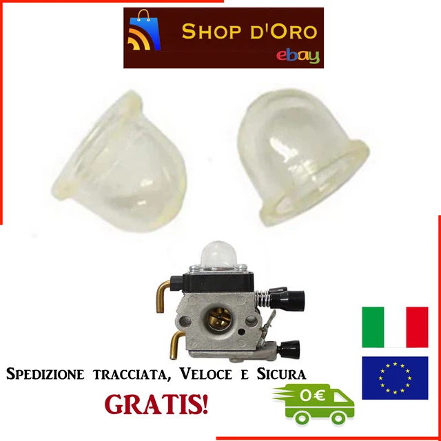 3 PEZZI POMPETTA Benzina Decespugliatore Pompetta Recupero Carburante ...