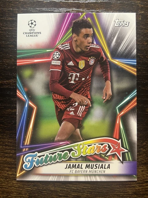 2021-22 TOPPS UEFA Jamal Musiala FUTURE STARS SP #FS-04 BAYERN MONACO ...