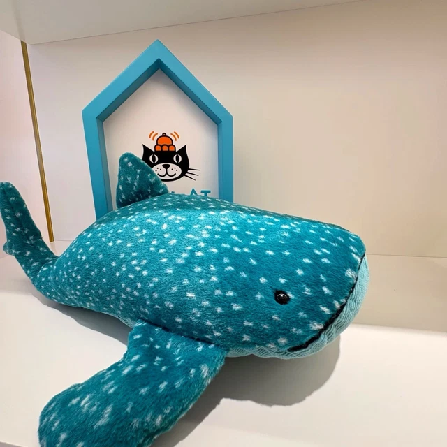 JELLYCAT GOBFREY WHALE Shark Soft Toy 40CM - Brand New with Dust Bag ...