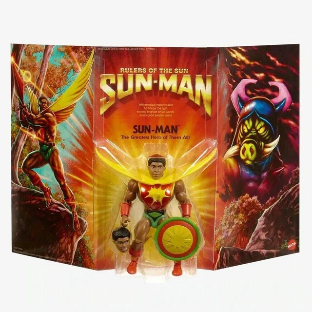 MATTEL CREATIONS MASTERS Of The Universe Origins SUN MAN £149.99 ...