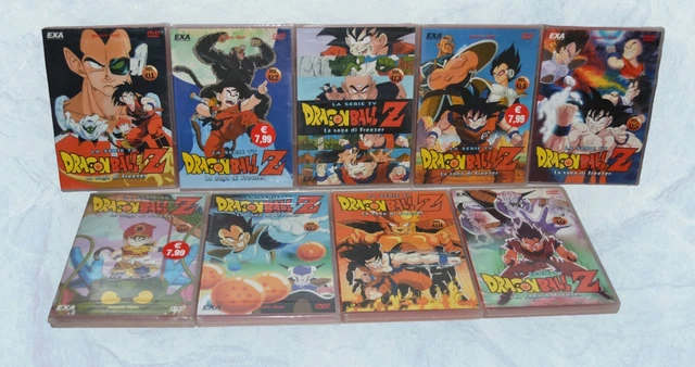 DRAGONBALL Z LA Serie Tv La Saga di Freezer Lotto 9 Dvd (1-2-3-4-5-6-7 ...
