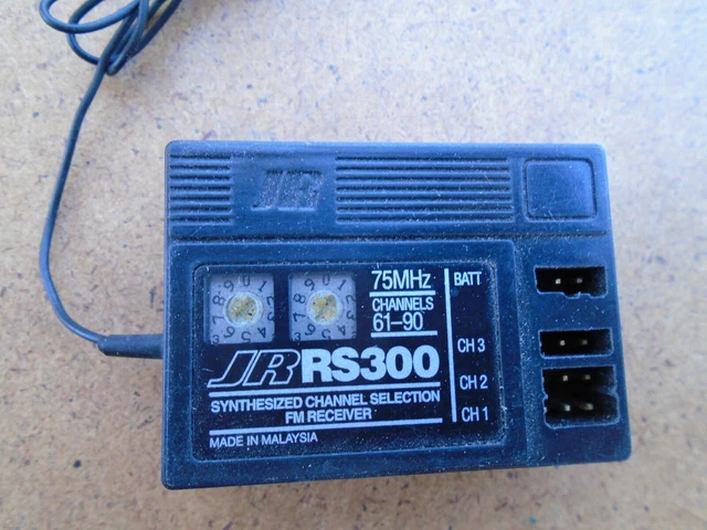 VINTAGE JR PROPO JR rs300 75mhz FM 3ch Synthesized Channel RC Car ...