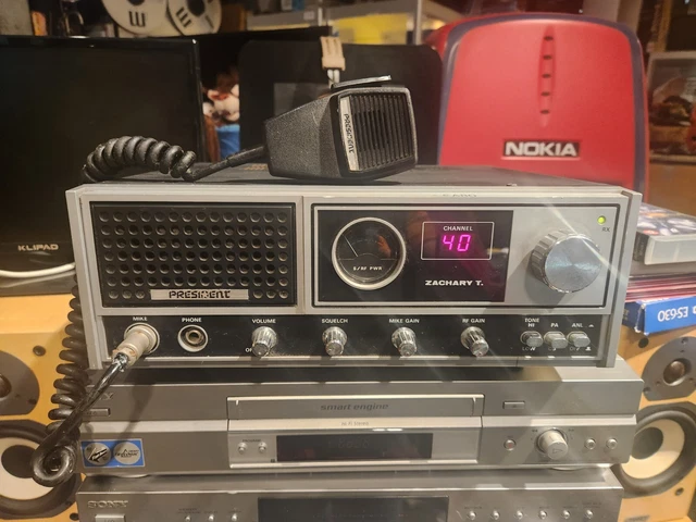 CB-RADIO UNIDEN PRESIDENT Zachary T. 40 Channel With Mic EUR 49,00 ...