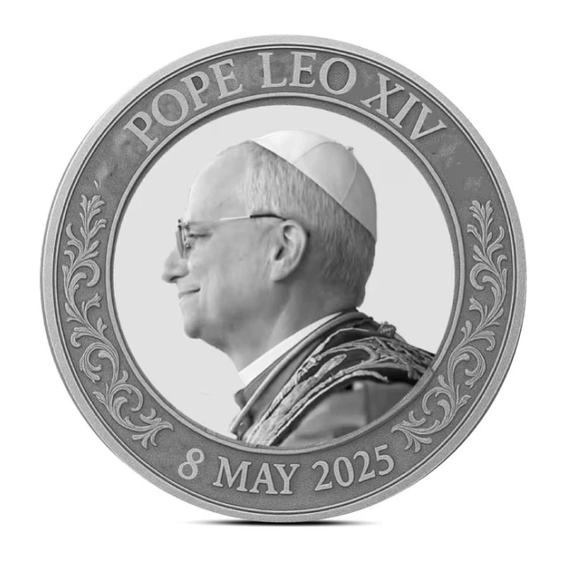 1 OZ THE Election of Pope Leo XIV Silver Round £42.43 - PicClick UK