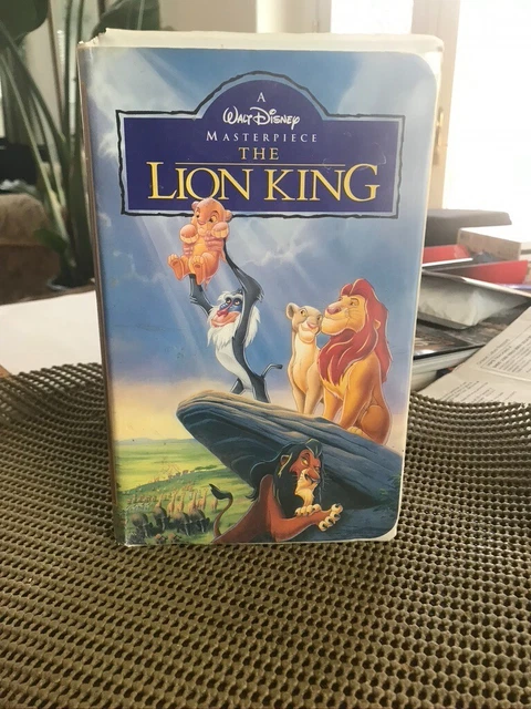 WALT DISNEY MASTERPIECE Collection THE LION KING VHS Movie 1995 Rare $277,270.41 - PicClick CA