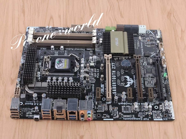 ASUS SABERTOOTH Z77 Motherboard LGA 1155 DDR3 HDMI USB3.0 Intel Z77 100 ...