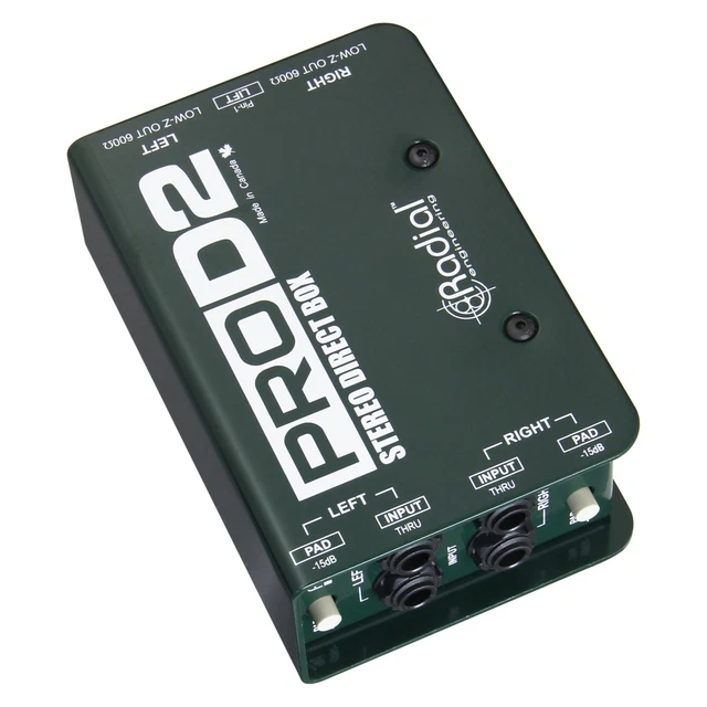 RADIAL PRO-D2 STEREO passivo DI-Box EUR 247,32 - PicClick IT