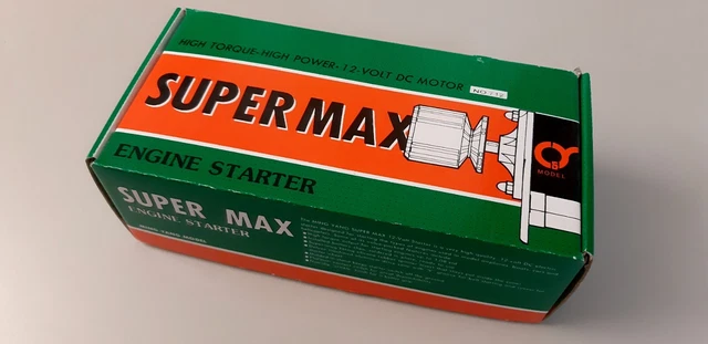 SUPER MAX MOTOR Starter 12 V Standard 18 ccm EUR 24,99 - PicClick DE