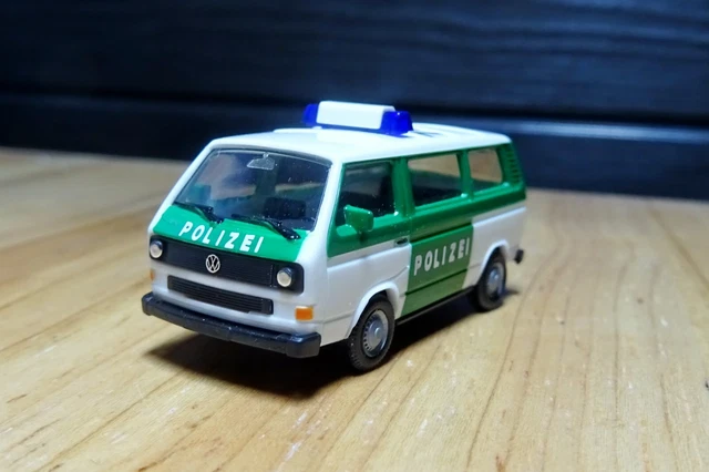 HERPA VW BUS T3 Caravelle , Polizei "Bully", Dachkennung "7582", 1:87 HO EUR 17,00 - PicClick DE