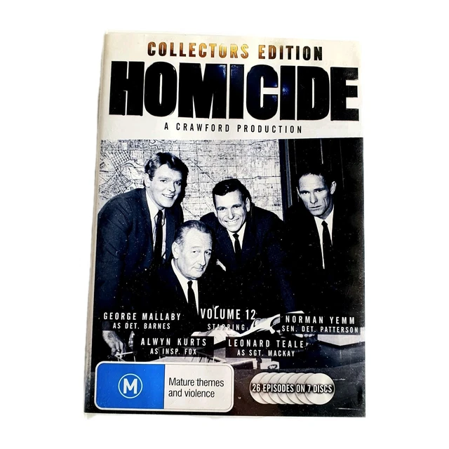 HOMICIDE | VOLUME 12 - Collector's Edition DVD 1964 Aus Crime Drama ...
