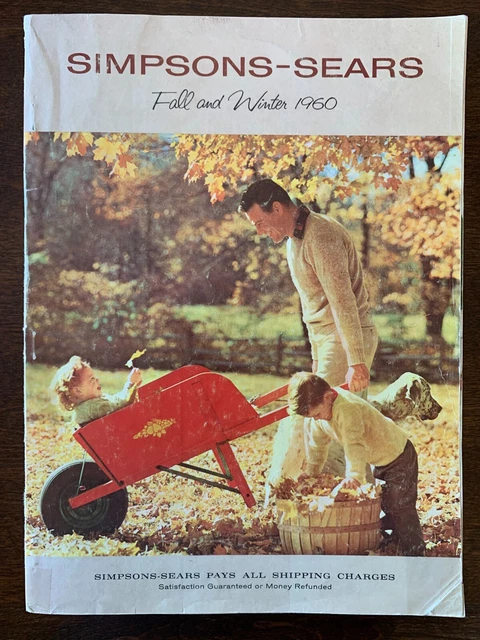 1960 SIMPSONS SEARS Fall & Winter Catalogue Canada $125.00 - PicClick CA