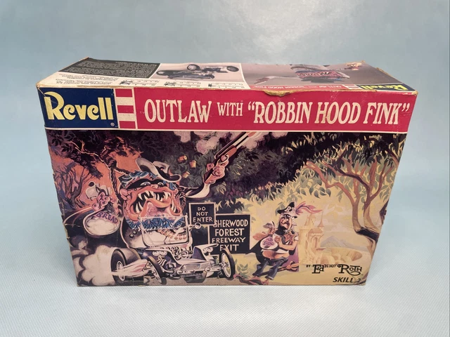 REVELL &ED BIG daddy Roth" Outlaw with Robin Hood Fink Model Kit #7622 ...
