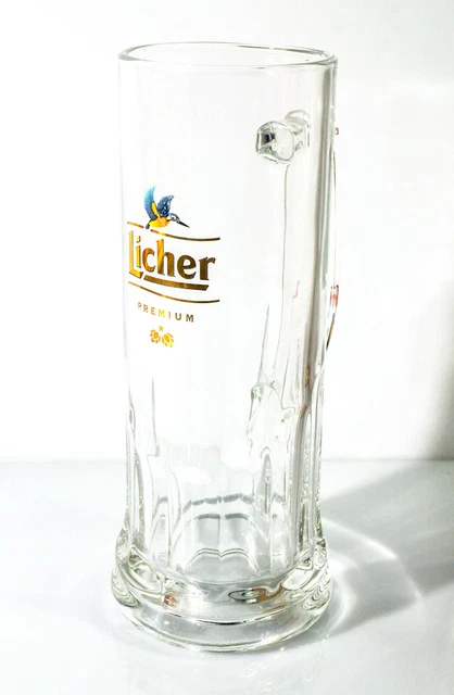 LICHER BIER, BIERGLAS, Humpen, Exlusive Seidel, Bierkrug 0,5l "Vogel ...
