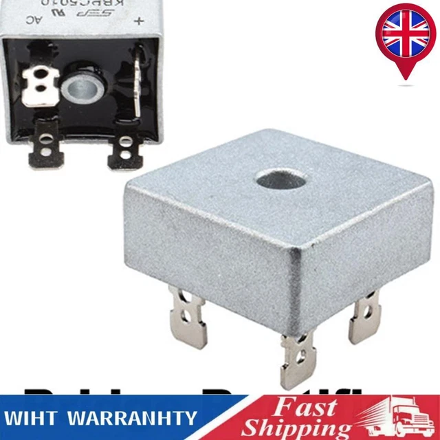 KBPC5010 DIODE BRIDGE Rectifier 1000V 50A Rectifiers Single-Phase Rectifier £4.31 - PicClick UK
