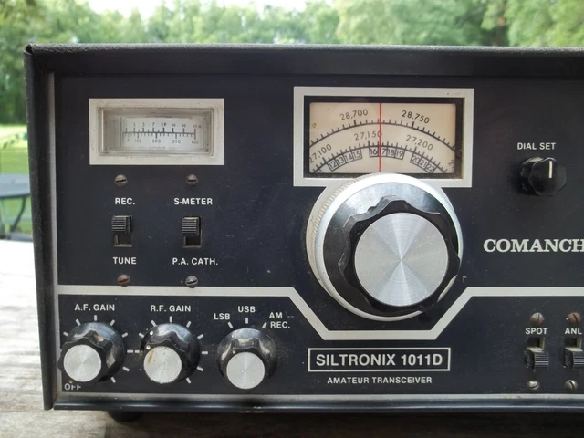 SILTRONIX 1011D COMANCHE Untested No Cord Tube Ham Radio Transceiver ...