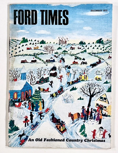 1972 DEC FORD TIMES "Owner's Magazine" COUNTRY CHRISTMAS Jackson Hole ...