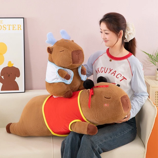 NEZHA CAPYBARA PLUSH Toy With Soft Short Pile For Kids And Collectors ...