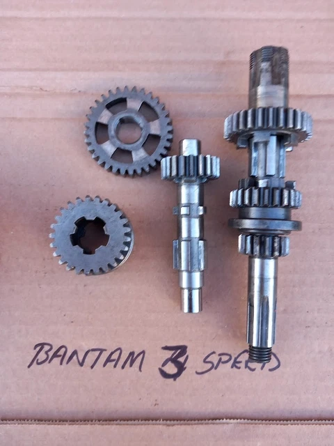 BSA BANTAM 3 Speed Gear Cluster £21.48 - PicClick UK