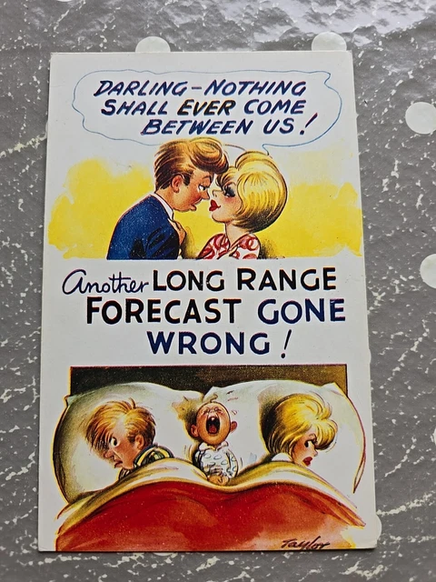 VINTAGE SAUCY SEASIDE Comic Postcard Bamforth Black Triangle No 2145 By ...