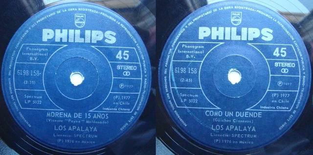 LOS APALAYA MORENA De 15 Años 1977 Spanish-Sung Rancheras Chicana ...