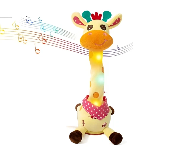 DANCING GIRAFFE TOY with Music Lights Talking Singing Plush Kids ...
