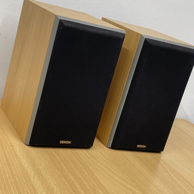 DENON SC-M5K HI-FI Stereo Bookshelf Speaker Pair - Fully Working £79.99 ...