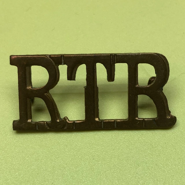 ORIGINAL BRITISH ARMY Shoulder Title - Royal Tank Regiment £2.99 ...