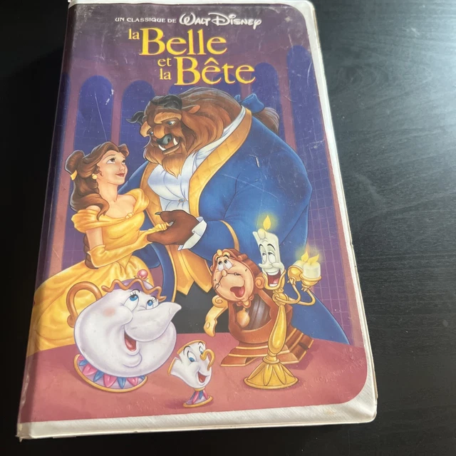 LA BELLE ET La Bête - Beauty And The Beast VHS 1992 Disney Black ...